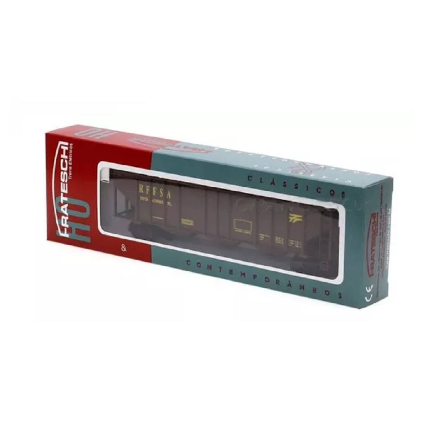 VAGÃO FECHADO HOPPER HFD RFFSA FRATESCHI CLÁSSICOS E CONTEMPORÂNEOS FRA ...