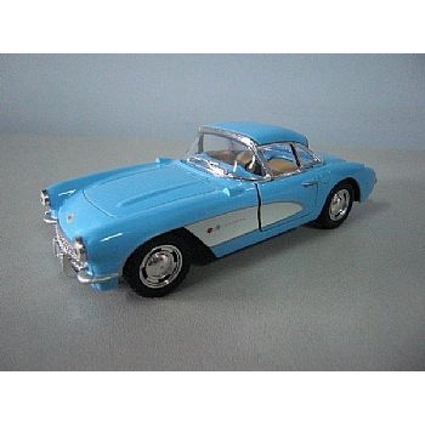 MINIATURA CHEVROLET CORVETTE 1957 ESCALA 1/24 KINSMART KT5316