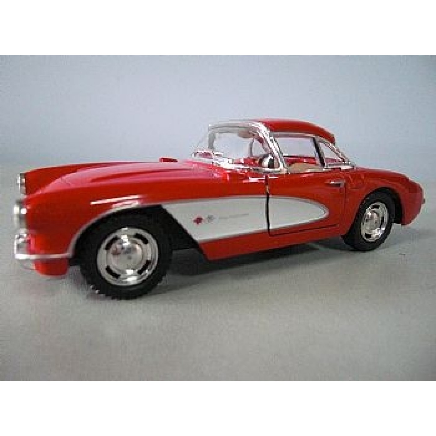 MINIATURA CHEVROLET CORVETTE 1957 ESCALA 1/24 KINSMART KT5316