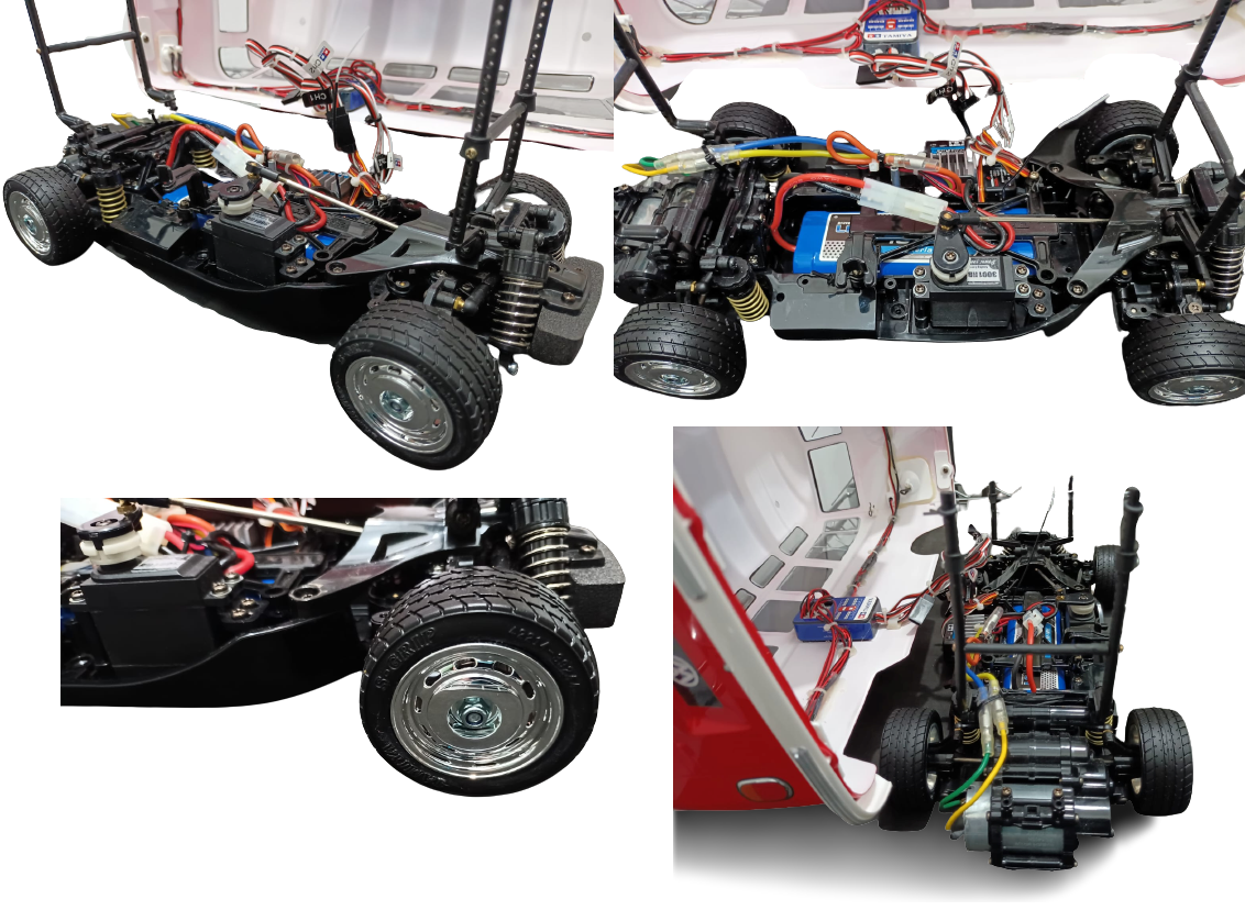 AUTOMODELO TAMIYA CHASSIS M-06 KIT VOLKSWAGEN KOMBI TIPO 2 T1 1/10 JÁ ...