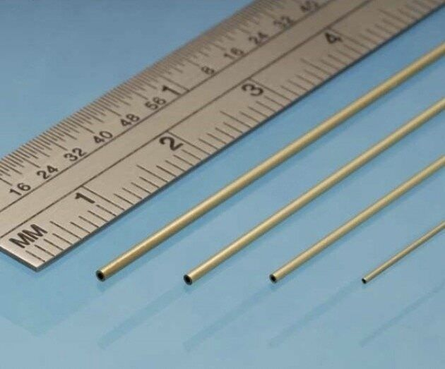 CONJUNTO DE 8 TUBOS DE LATÃO 20CM PARA DETALHAMENTO BRASS PIPE SET ...