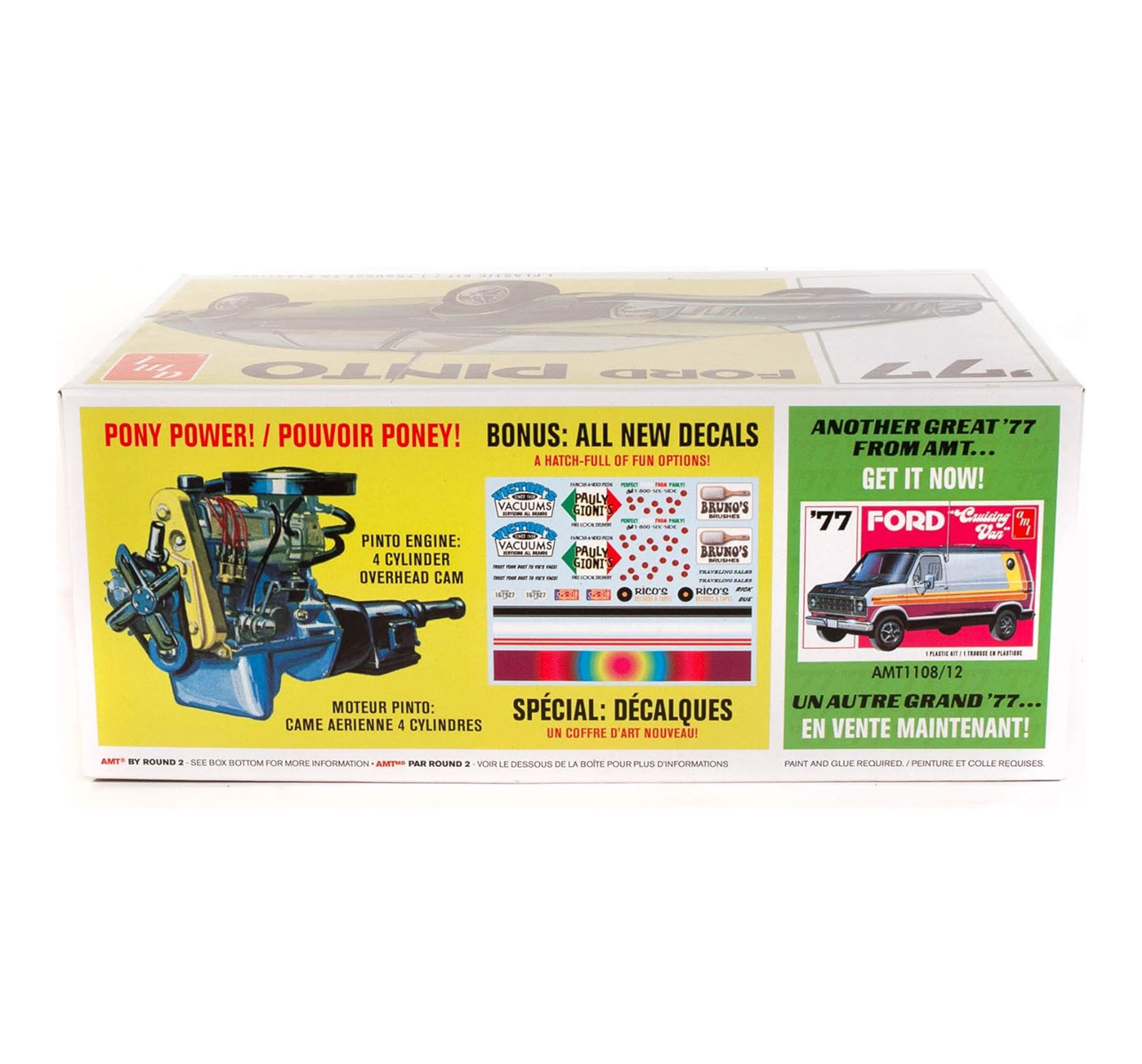 KIT PARA MONTAR AMT FORD PINTO 1977 1/25 AMT 1129M